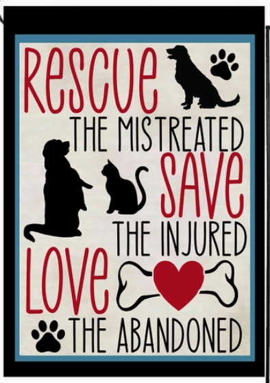 Rescue the Mistreated Flag - 12 x 18 in Double-sided – The Flag and ...