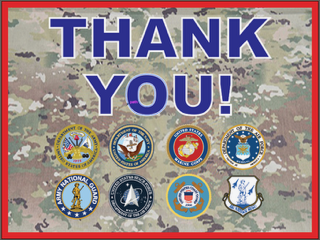 Thank You Lawn Sign - single or double-sided – The Flag and Sign Place