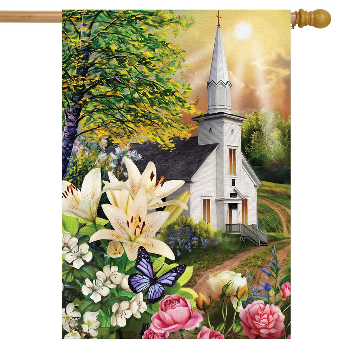 Spring Church Flag - 28 x 40 in – The Flag and Sign Place